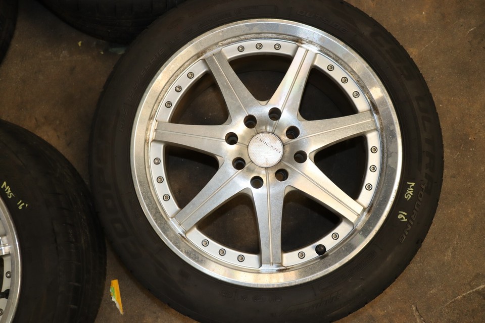 ICW Racing 16" 4 lug 4x100 / 4x114.3 Wheel sets Rim 16x7JJ ET40 | eBay