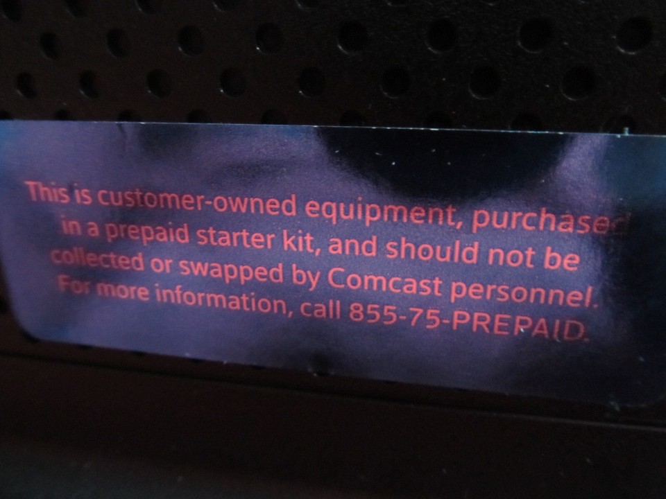 XFINITY Internet Prepaid Starter Kit Arris TG862G router | eBay