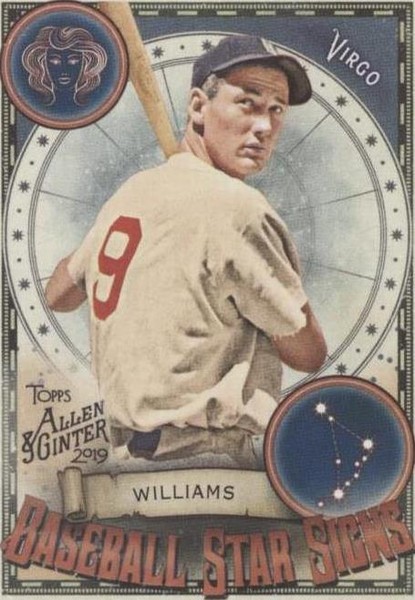 2019 Topps Allen & Ginter - Baseball Star Signs #BSS-5 Ted Williams for ...