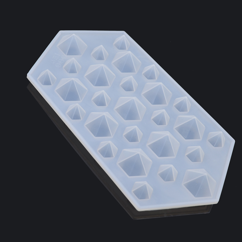 Silicone Diamond Mould Hand Craft Making Jewelry Tool DIY Pendant Mold ...