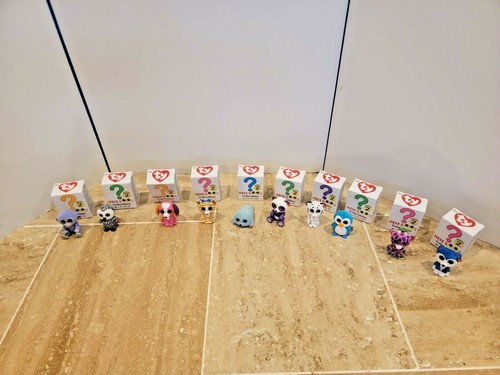 SET of 10 Ty Beanie Boos Mini Boo Hand Painted Collectible SERIES 2 ...