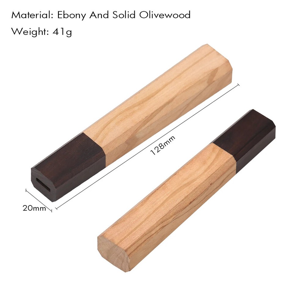 New Classic Octagonal Knife Handle for DIY Semi-finished Handmade Knife ...