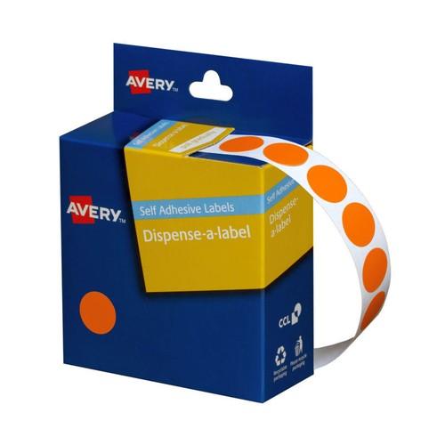 AVERY Display Orange 14mm Roll1050 | eBay