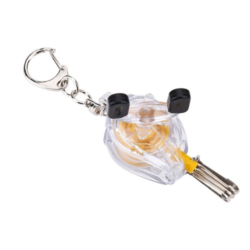 Portable Fishing Reel Keychain Key With Retractable Steel Wire Belt WP ...