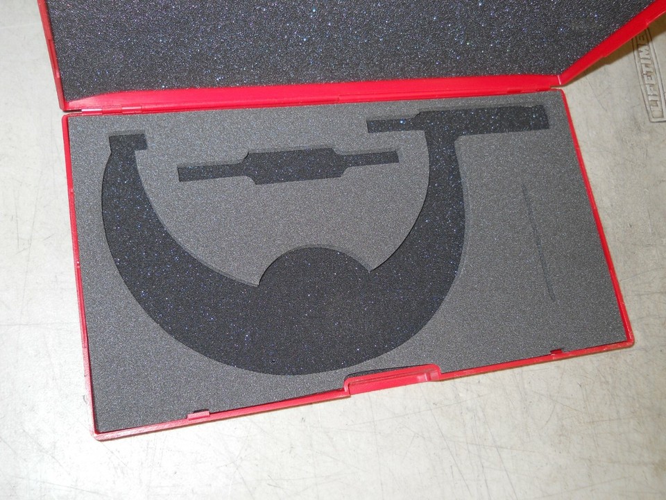 STARRETT 5-6" Micrometer Storage Case Only 1 case New | eBay