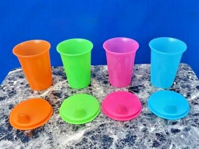 Tupperware kids bell tumblers Sippy Cups with seal Colors to choose ...