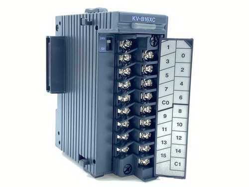 KEYENCE KV-B16XC 16-POINT INPUT UNIT SCREW TERMINAL BLOCK | eBay