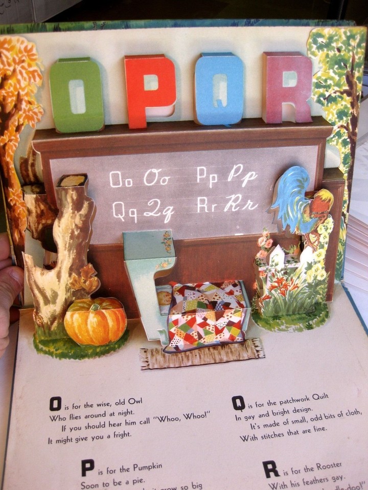 1948 Amazing The Jolly Jump Ups ABC Pop Up Book In Great Condition! | eBay