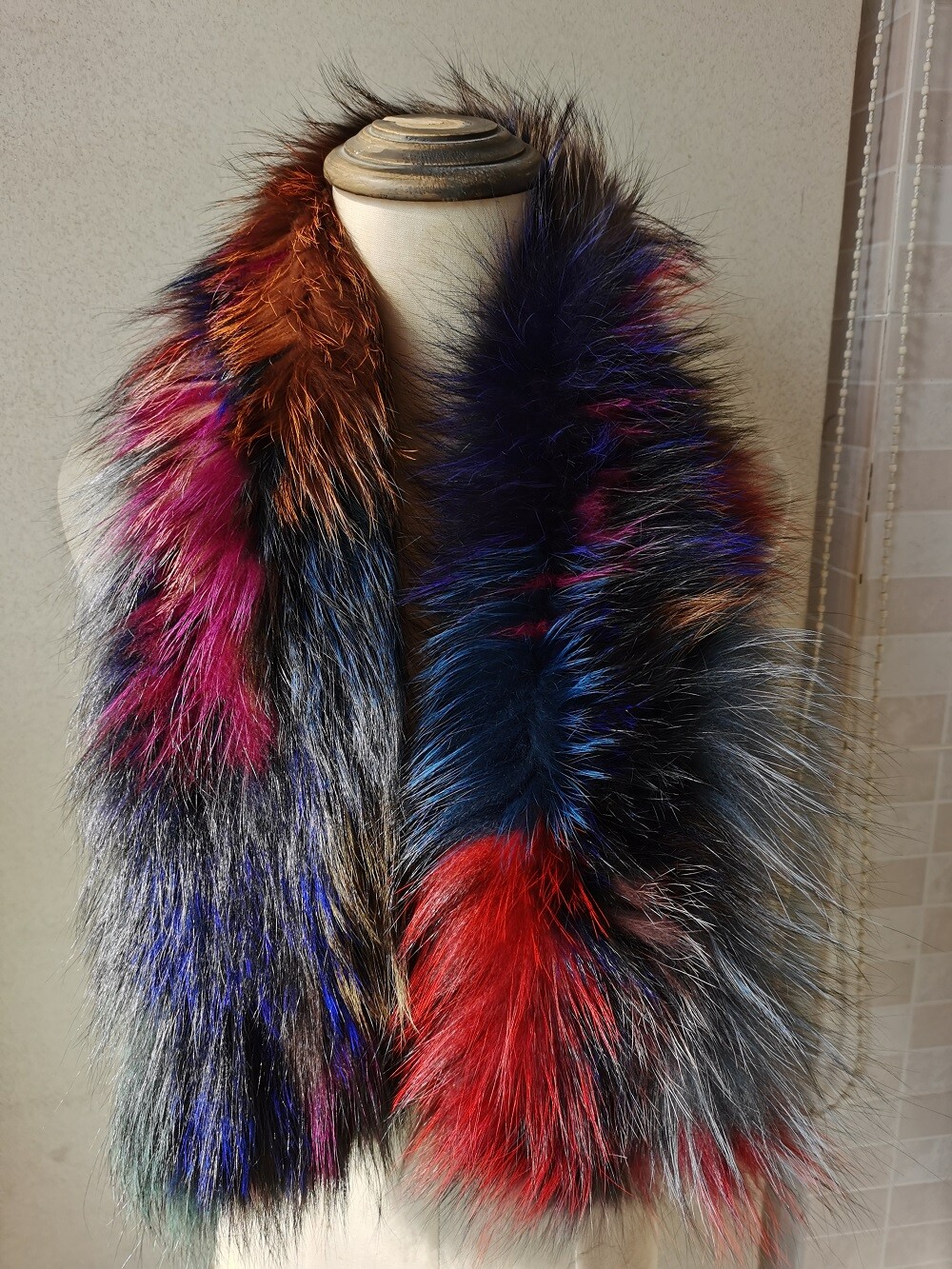 Women Real Best Silver Fox Fur Scarf Winter Warm Neckerchief Muffler ...