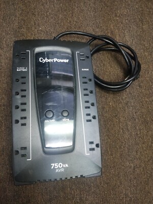 CyberPower 10-Port 750 VA Battery Back-Up and Surge Protection UPS ...