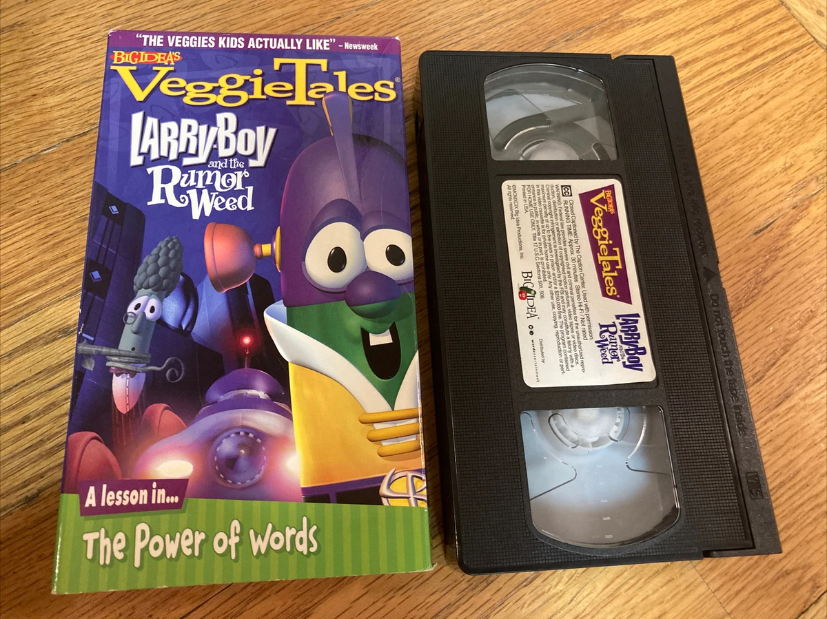 Veggietales Larryboy And The Rumor Weed Vhs