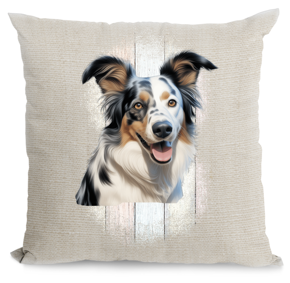 Dog Cushion Covers Linen Printed Dog Cushion / Pillow Covers 28 Breeds ...
