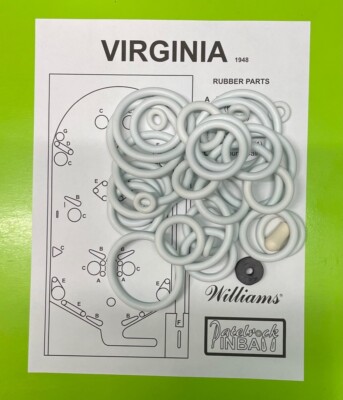 1948 Williams Virginia Pinball Machine Rubber Ring Kit | eBay