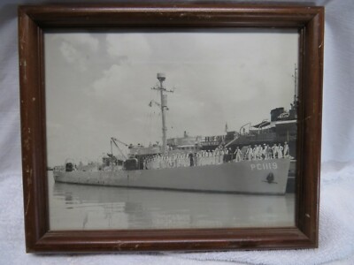 WW2 PC1119 (Greencastle) PC-461-class submarine chaser 8x10 Photograph ...