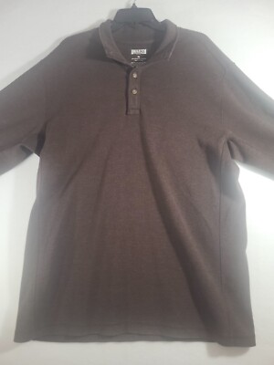 Duluth Trading Shirt Men's XL Brown Relaxed Fit Polo Short Sleeve ...