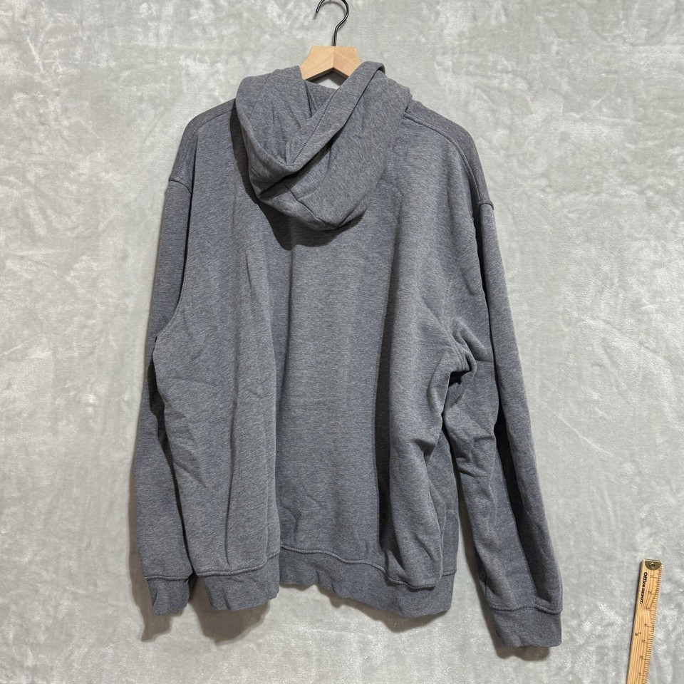 Nike Hoodie Men's XL Gray Swoosh Y2K Silver Tag Swoosh Essential Basic ...