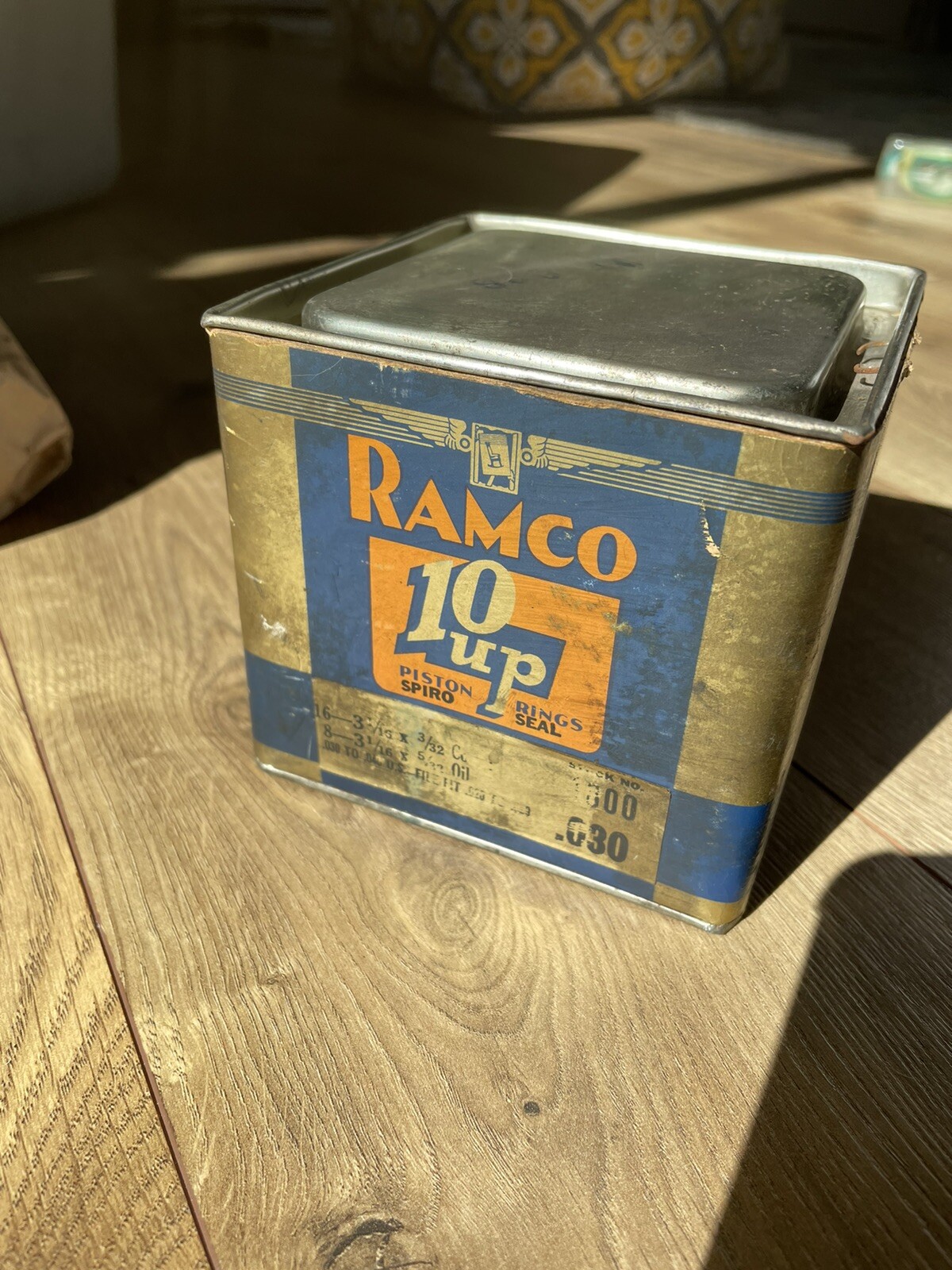NOS Vintage Ramco 10 Up Piston Rings Stock # 1000 for 3-1/16 " 0.30 to ...