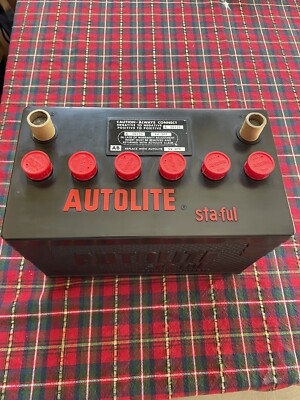 Autolite SV-27F sta.flu reproduction Lead Acid Battery for big block ...