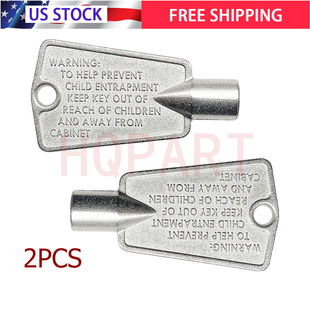 2 PCS Freezer Door Key 216702900 For Frigidaire Kenmore AP4071414 ...