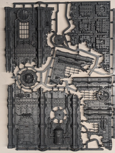 Manufactorum Ruins Sprue A, Sub Cloister Storage Fane, Hivestorm ...