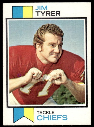 1973 TOPPS JIM TYRER 5 KANSAS CITY CHIEFS #233 | eBay