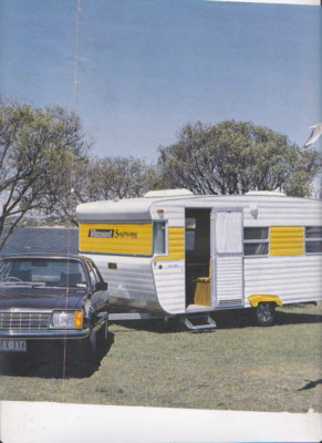 1980 HOLDEN VB COMMODORE & VISCOUNT CARAVAN Reprint Motor Road Test 4p ...