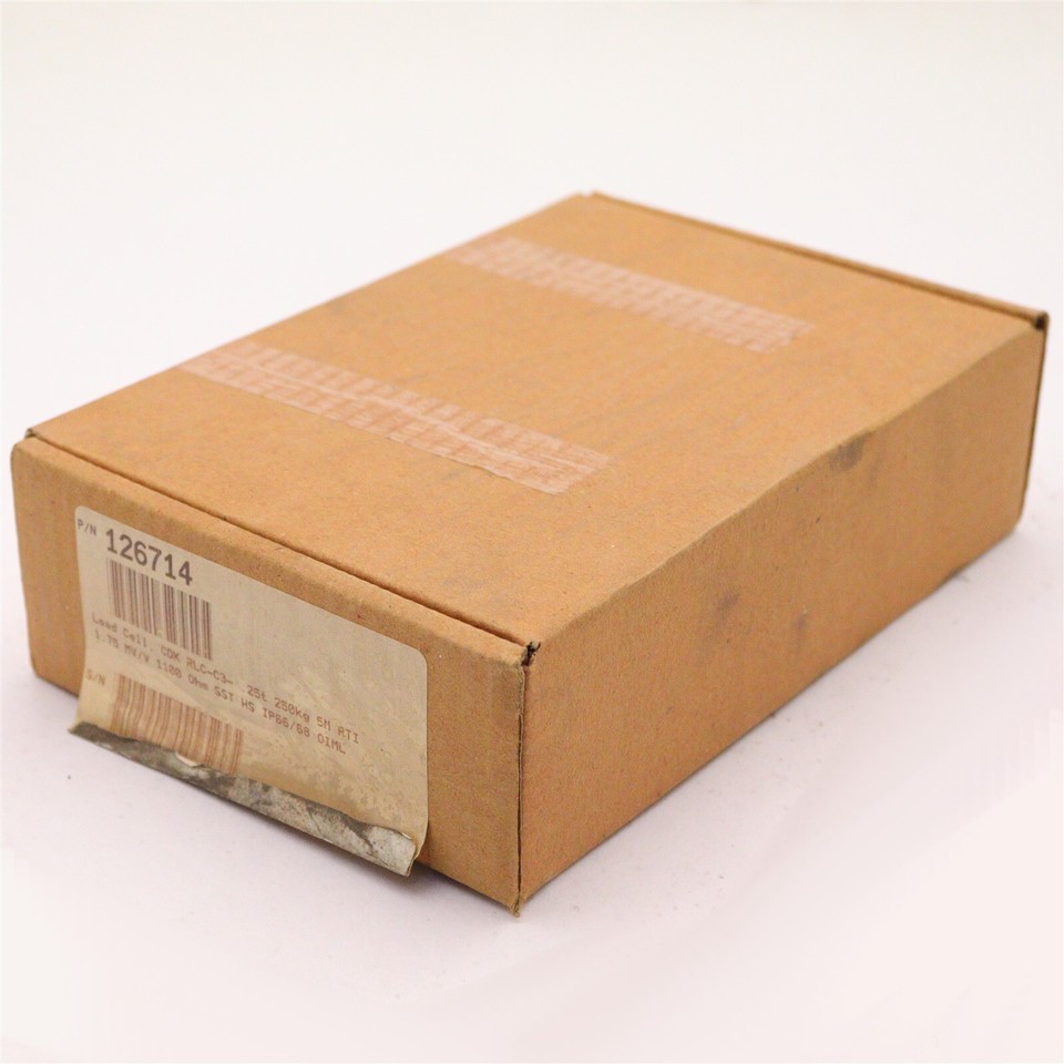 RICE LAKE WEIGHING SYSTEMS LOAD CELL, CDK RLC-C3-.25T 250KG 126714 *NIB ...
