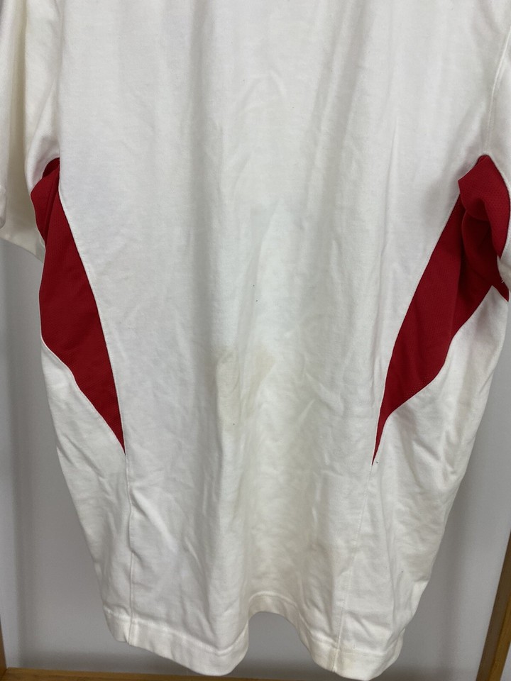 Nike England O2 Blackburn Rovers Rugby Team Embroidered Rose Polo Shirt ...