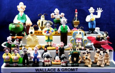 Various WALLACE & GROMIT Animated Figures Made in CERAMIC or PVC ...