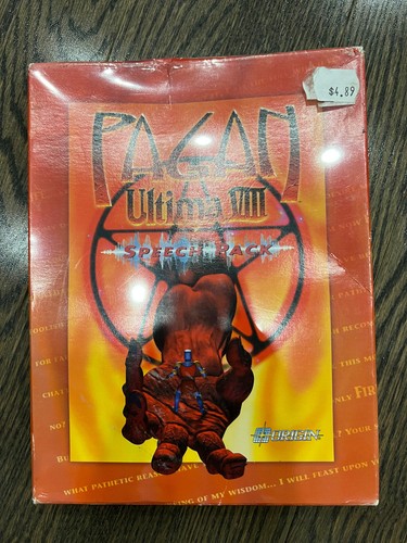 IBM PC 3.5" FLOPPY DISK version ORIGIN ULTIMA VIII 8 Speech Pack ...