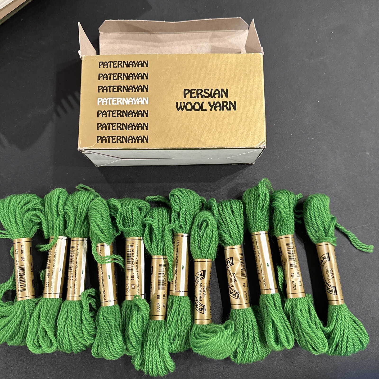 Paternayan Persian Yarn Wool Needlepoint 3 Ply 1 Skein Christmas Green ...