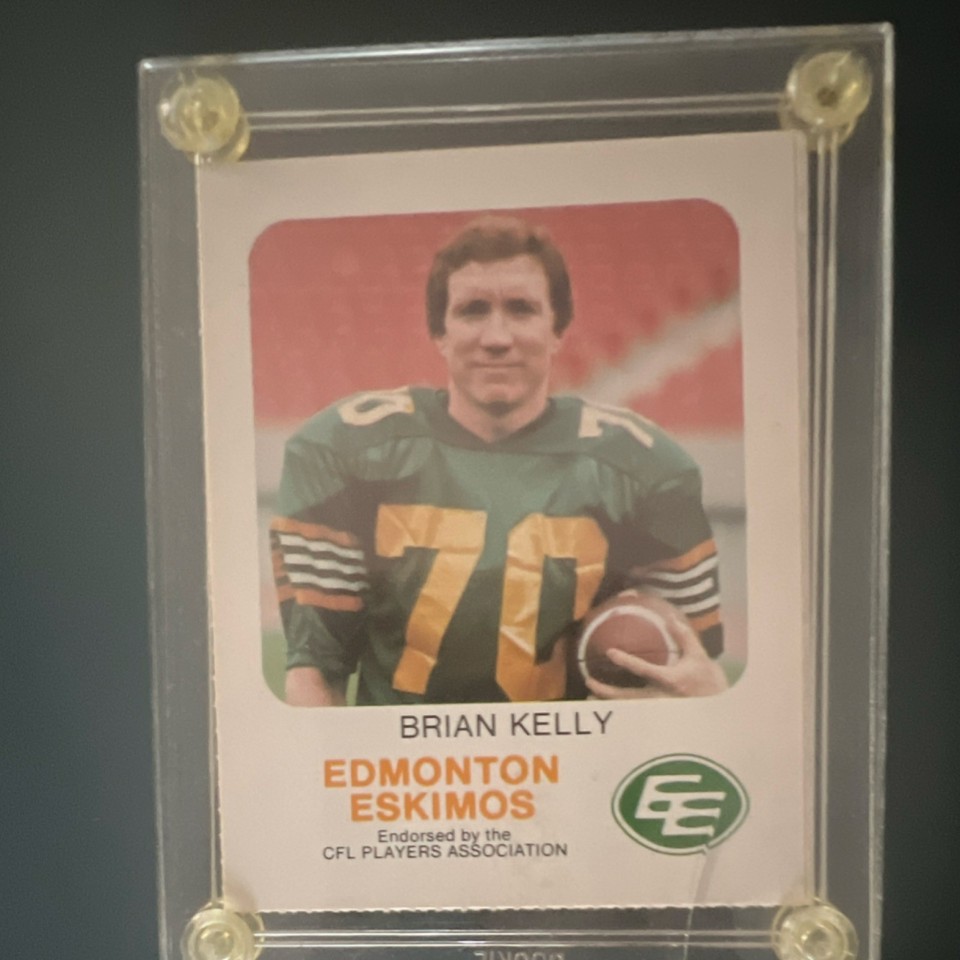 Edmonton Eskimos CFL Trading Cards Warren Moon & Brian Kelly Lot of 2 ...