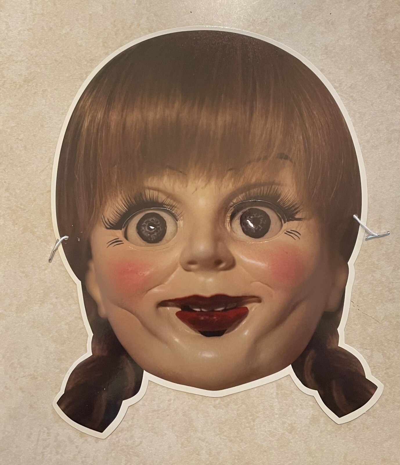 Annabelle The Conjuring Press Promo Mask 2014 Horror Movie Memorabilia ...