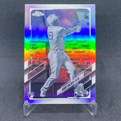 2021 Topps Chrome Negative Refractor Bobby Dalbec #151 Rookie RC | eBay
