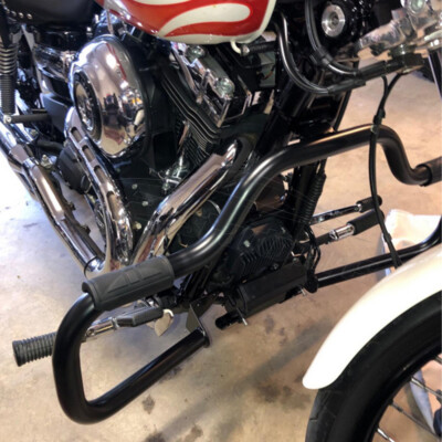 Highway Crash Bar Engine Guard For 06-17 Harley Dyna Super Glide Wide ...