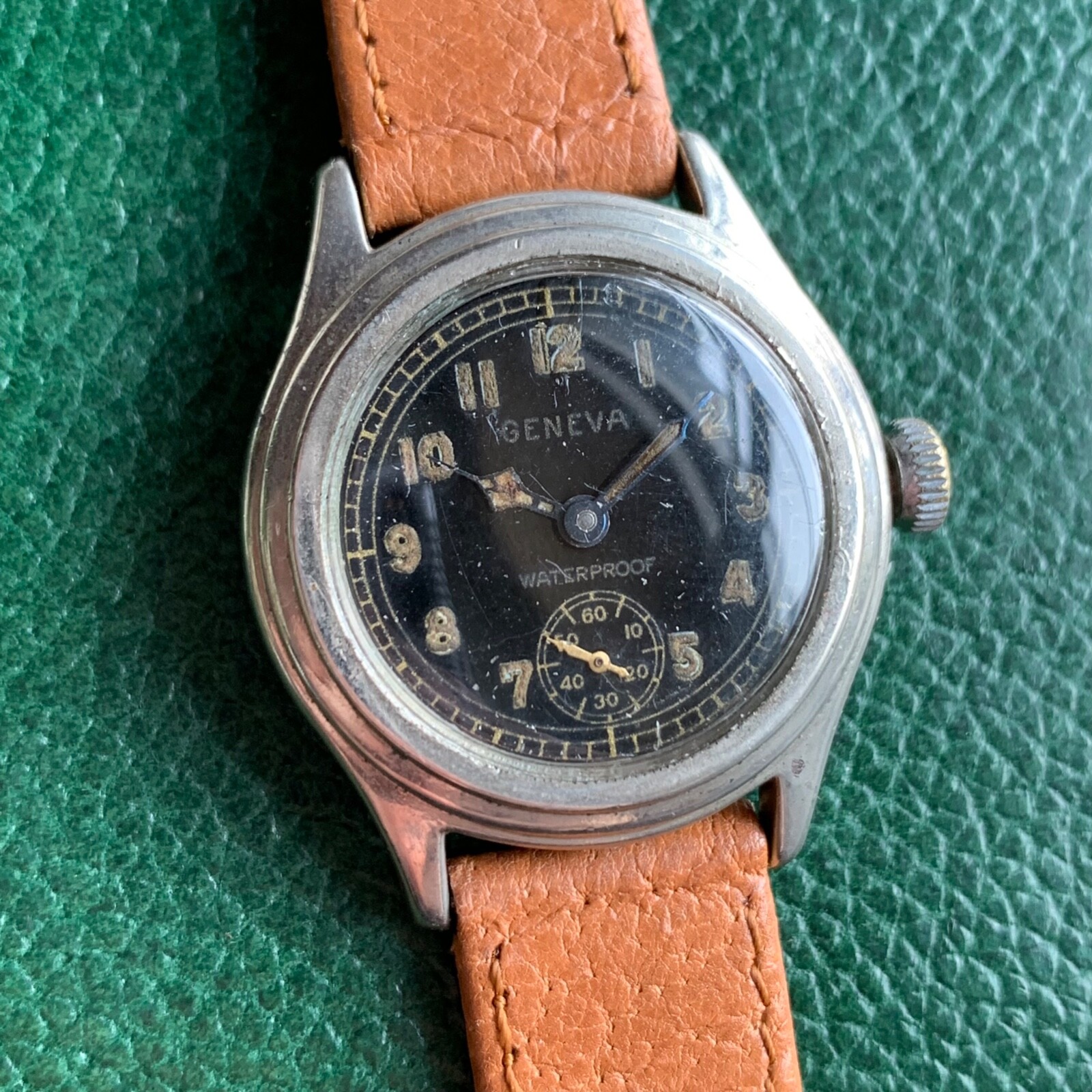 Vintage Geneva Stepped Bezel Wristwatch for Runs PARTS / REPAIR | eBay