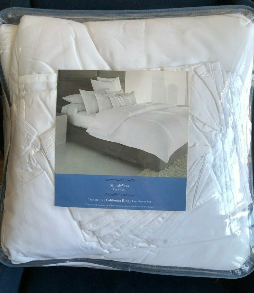 Simply VERA WANG Tranquility CAL KING Comforter Set 4-pc w/Shams ...