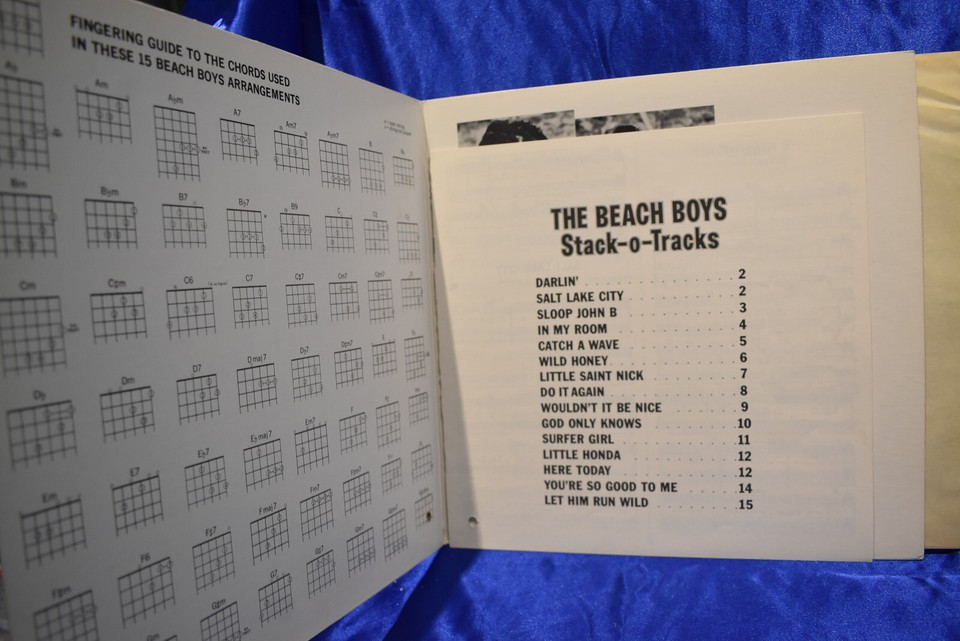 The Beach Boys Stack O tracks 1968 Lp album Capitol 2893 & Lyric Guitar ...