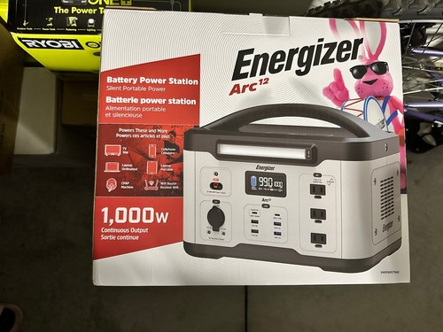 Energizer ARC12 Lithium-Iion Portable Camping Power Station Brand New 1000W | eBay