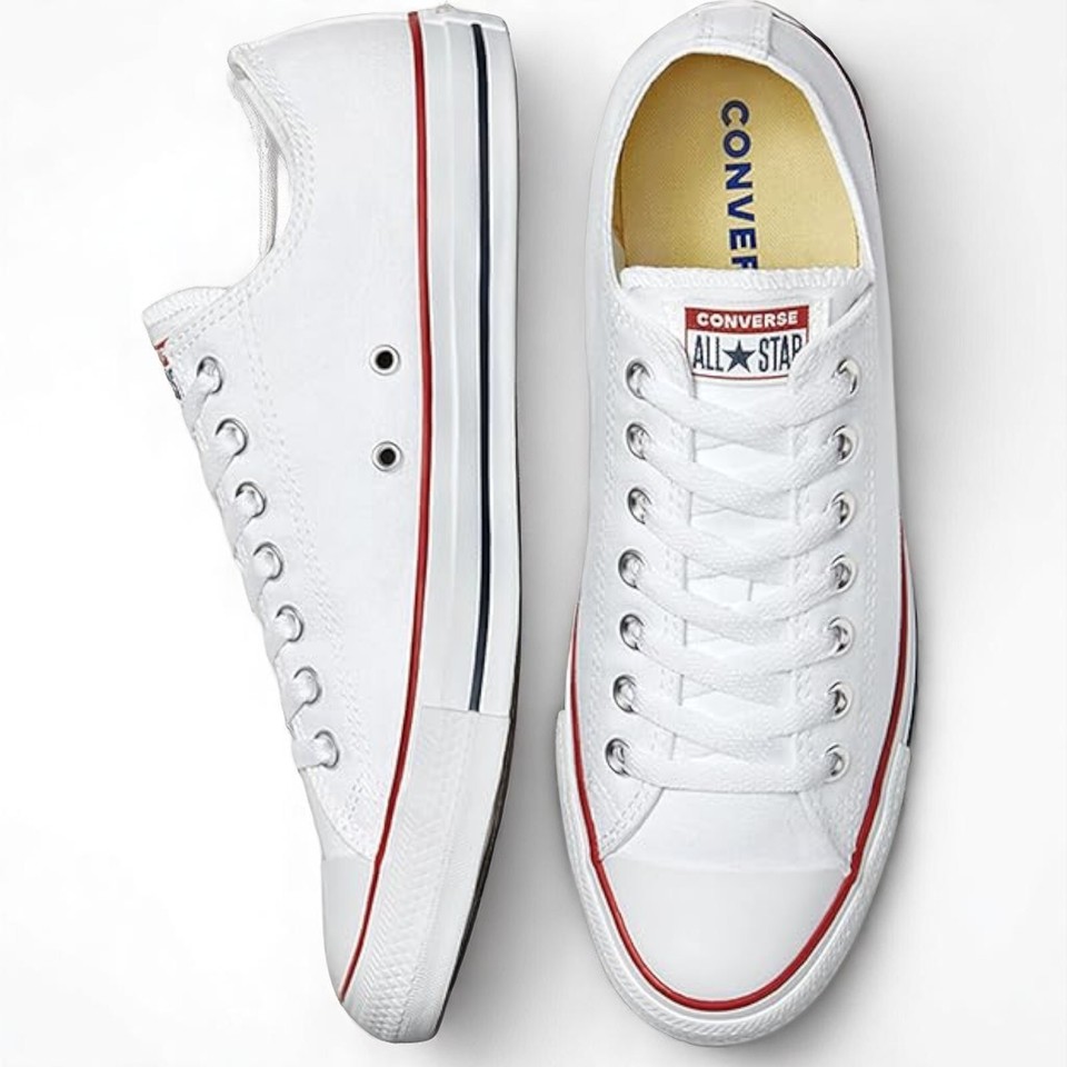 *NEW* Unisex Converse Chuck Taylor All Star Classic Low Optical White ...