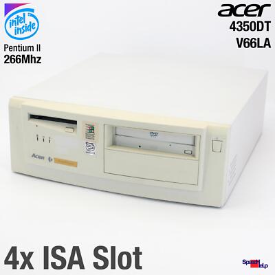 4x Isa Slot Acer 4350DT V66LA Pentium II 266 Computer PC Parallel ...