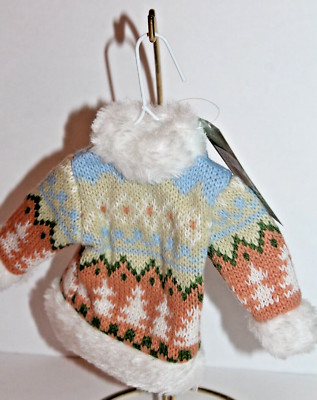 St Nicholas Square Rustic Wonder Fair Isle Sweater Christmas Ornament ...