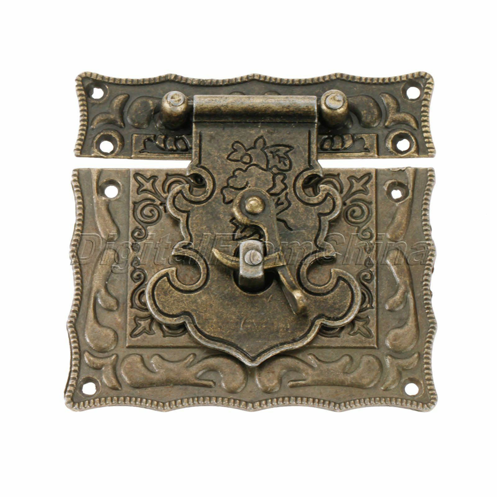 Gift Jewelry Box Embossing Decorative Wine Case Suitcase Clasp Hasp ...