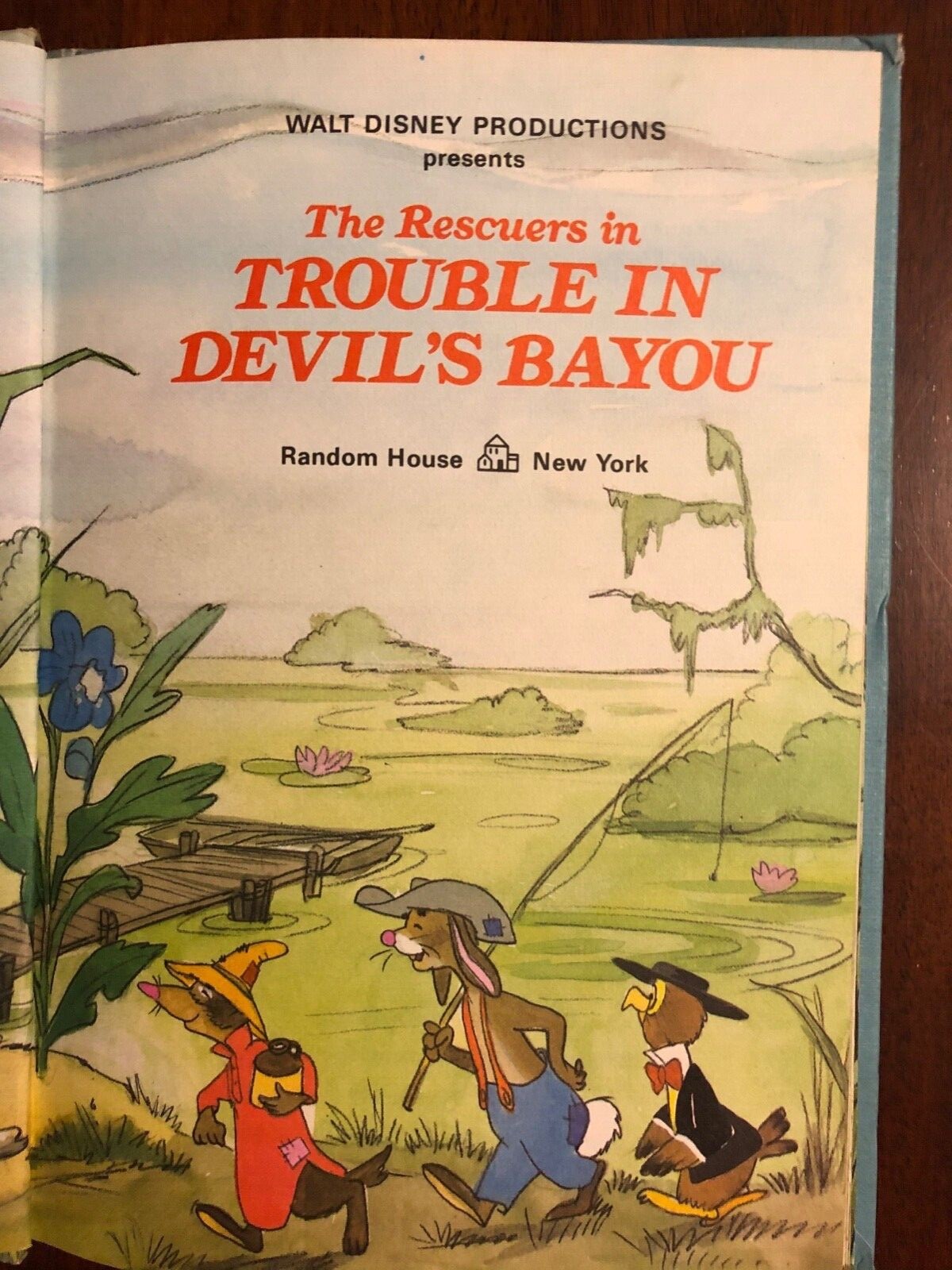 The Rescuers In Trouble In Devil’s Bayou by Walt Disney, HC, FIRST ...