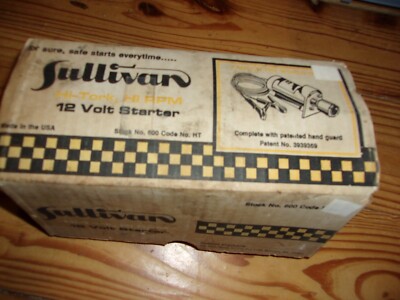 Sullivan Hi Torq Hi RPM 12 volt Model Engine Starter | eBay