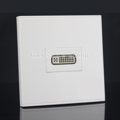 Wall Face Plate 24+4 Pin DVI DVI-I Coupler Female to Female Outlet ...