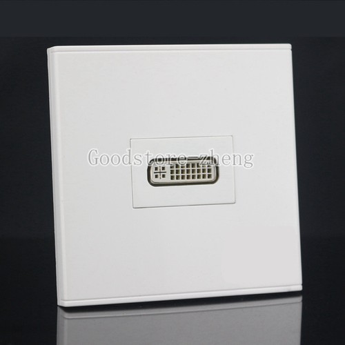 Wall Face Plate 24+4 Pin DVI DVI-I Coupler Female to Female Outlet ...