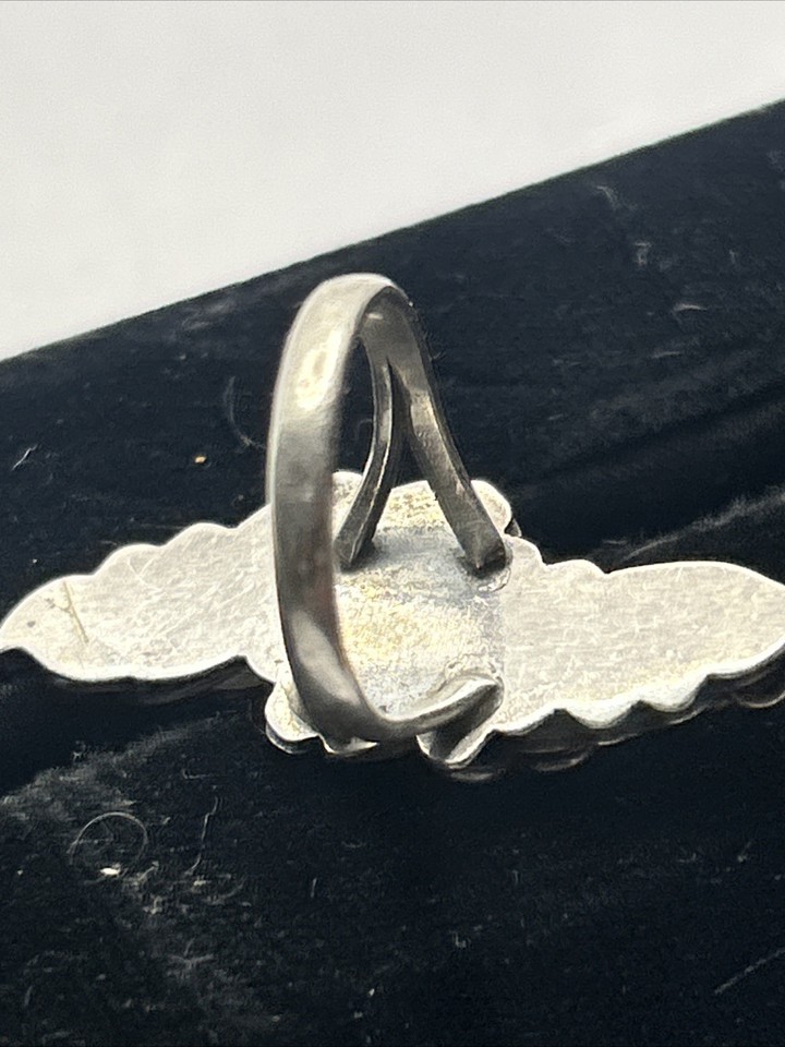 Vintage 925 Sterling Silver Floral Ring Size 6.5 | eBay