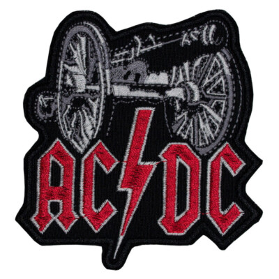 AC/DC ACDC Patch - Cannon Australian Rock & Roll Hard Blues Rock Band Logo | eBay