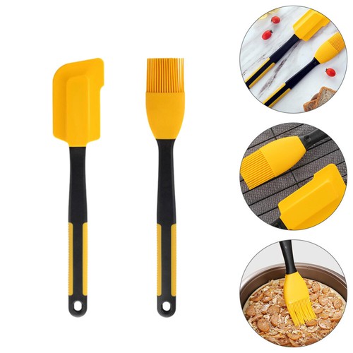 Ensemble De Brosse À Huile Spatule Silicone Outil Cuisson Badigeonner ...